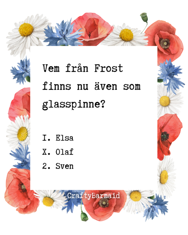 Tipspromenader till midsommar – för vuxna och barn! – Crafty Barmaid