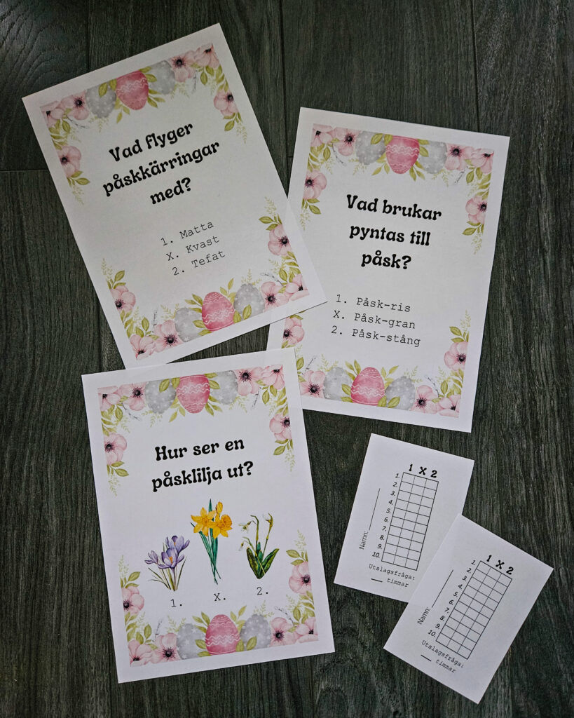 Tipspromenad för barn – påsk – Crafty Barmaid